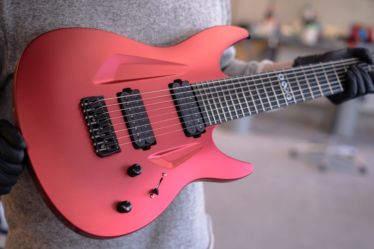 Red Metallic Satin Archives | Aristides Guitars